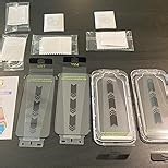 iGluz 4 Pack for iPhone 15 Pro Screen Protector with 2-Pack Camera Lens Protector[99.99%HD Clear][9H Tempered Glass][Bubble Free][Easy Installation][Smooth Touch][Anti-fingerprint],4+2 Dual Protection