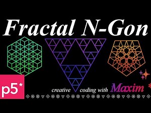Creative Coding Tutorial: Fractal N-Gon in p5.js (Javascript)