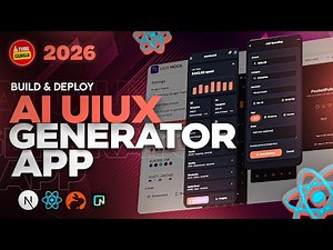 🚀 Build a Full-Stack AI UI/UX Generator with Next.js & Tailwind CSS (Complete SaaS Tutorial)