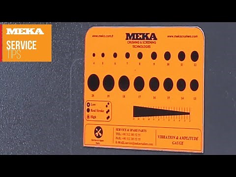 How to Measure Stroke of Inclined Screen ? - MEKA