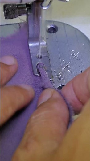 Achieving Crisp Edges on Sheer Fabrics Using a Hemming Foot