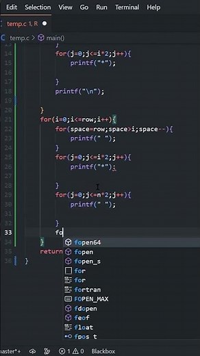 How to print Pyramid Pattern in C Programming |C Beginners Tutorial| #cprogramming #programming