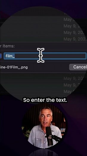 Mac OS: Batch Rename Files