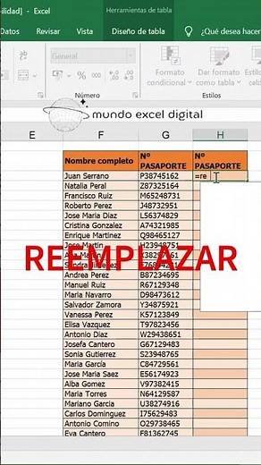 Cómo Usar la Función REEMPLAZAR en Excel