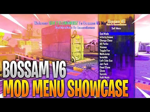 COD BO2 FREE MOD MENU - BOSSAM V6 MOD MENU SHOWCASE + DOWNLOAD (RGH/JTAG)