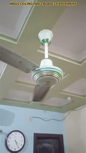Indus Ceiling Fan 2 Blades Wobble Experiment #experiment #electronic