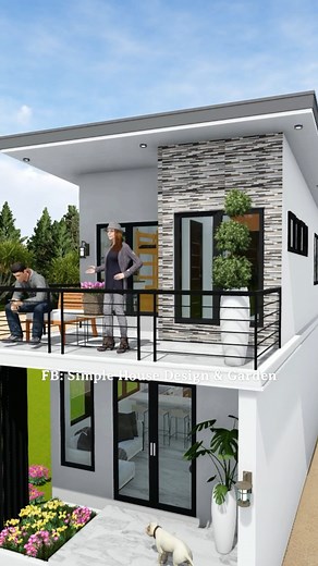 Tiny House Design Idea for you🏡🥰 #reels #reelsfb #fblifestyle #reelscontest #pinoyreels #smallhousedesign #simplehouse #bungalowhouse #2bedroom #house #home #floorplan #lowbudgethouse #lofthouse #houseplan #tinyhouse #minimalist #desainrumah #casa #reelsviral #reelshouse #housedesignideas #modernhouse #housewithstore #housedesign2025 #houseplans #3bedroom | Simple House Design & Garden