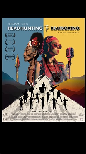 AR Rahman: Official Updates on Instagram: "Headhunting to Beatboxing is a vibrant musical journey that traces the evolution of rhythm across cultures, from ancient tribal traditions to modern beatboxing. Produced by A. R. Rahman and directed by Rohit Gupta, the documentary explores how music transcends geography, time, and identity. With Abu Metha and Theja Meru serving as executive producers, this film is a powerful celebration of sound, heritage, and the universal human beat. Directed by @rohi