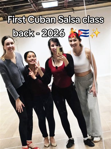 First Cuban Salsa class back for this new year - 2026 💃🇨🇺✨️ Thank you so much to folks who came out today despite the tough weather! We sure heated up this cold Sunday here on PEI! Revisited some of the Casino (Cuban Salsa) fundamentals to get everyone on the same page, nice refresher for everyone! We did a recap of the fundamental partner figures and then some Rueda de Casino to finish things off in a fun way! Great job, everyone ✨️ Same classes are happening again next week all the way till