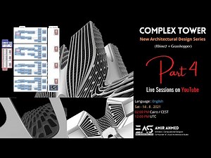 Complex Tower | Exact Architectural Studio ( Rhino7 + Grasshopper) Part 4