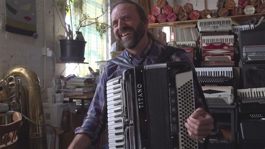 Meet your friendly neighborhood accordionist, Dan Turpening