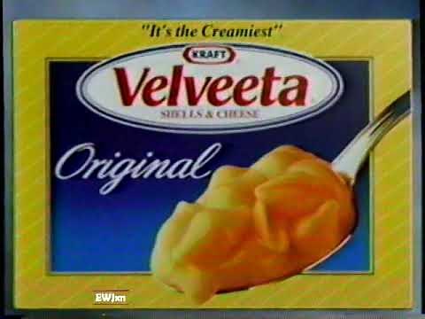 1994 Kraft Velveeta Shells and Cheese "It's the creamiest" TV Commercial
