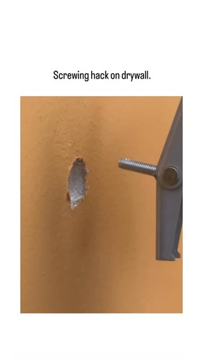 👁️ 👁️ | - This X post demonstrates a manual DIY hack for installing toggle bolts in drywall, where a coin spins the screw rapidly to fold and... | Instagram