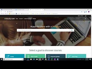 Study.com Teacher Plan Demo - Navigating a New Account