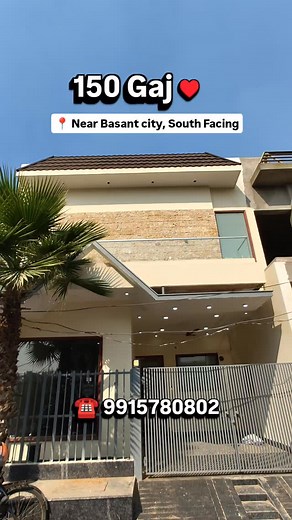 1.4K views · 5 comments | ☎️ Book Your Appointment: 9915780802 150 Gaj Kothi for Sale, Near Basant City, Ludhiana South Facing. #realestateforsale #ludhiana #ludhianaproperty #southcity #basantcityludhiana #basantavenue #realestate #southcity #pakhowalroad | Sukh Realty Ludhiana | Facebook