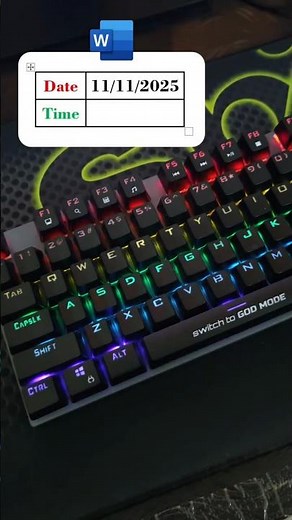 Insert Date & Time in MS Word Instantly (ShortcutYou Must Knowl)Excel Shortcut key for Date and Time