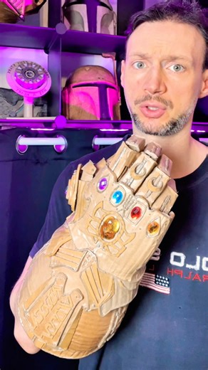 Cardboard Infinity Gauntlet #marvel #thanos