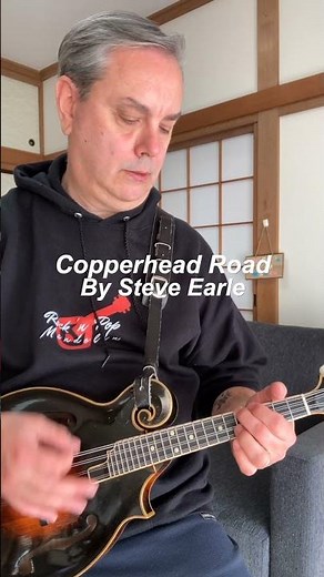 Copperhead Road (Steve Earle) Mandolin #rockpopmandolin #shorts #shortsvideo