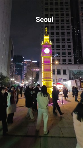 아름다운 서울의 밤 빛초롱축제 청개천에서 겨울야경 Seoul Korea