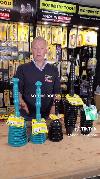 Master Plunger Range for All Drain Needs