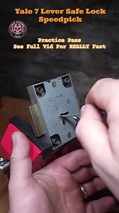 26K views · 253 reactions | Yale 7 Lever Gun Safe Lock Speed Pick, surprised there are no false gates in this lock which is why it's so easy to pick quickly Full video of the pick and disassembly proving the lock was fully intact on my Youtube channel #lockpicking #locksport #security #shorts #edc #lockpickingtools #asmr #skills #lock | LockpickingPaul | Facebook