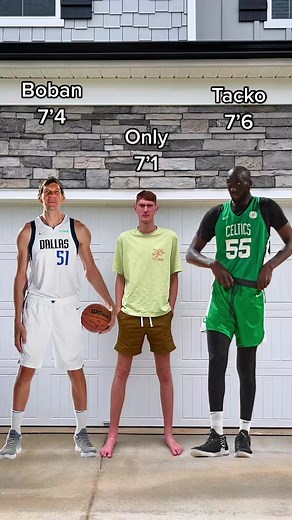 5.3M views · 53K reactions | When 7’1 is too small #viral #trending #tall #basketball #short #reels | That Tall Family | Facebook