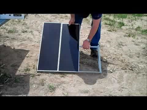 Solar Pump installation for our irrigation system