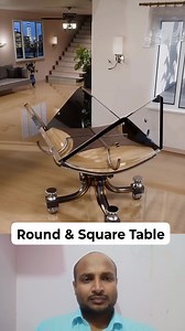 Round & Square Table Design #furniture #furnituredesign | Avi Furniture