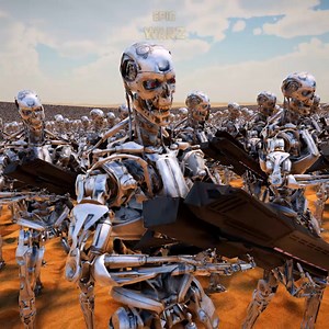 1 Million Terminator T-800 VS 1 Million Jedi ! 😱 Who will win ? 🤔 | Epic Warz