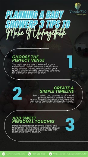 Planning a baby shower?  Here are 3 simple tips to make it...
