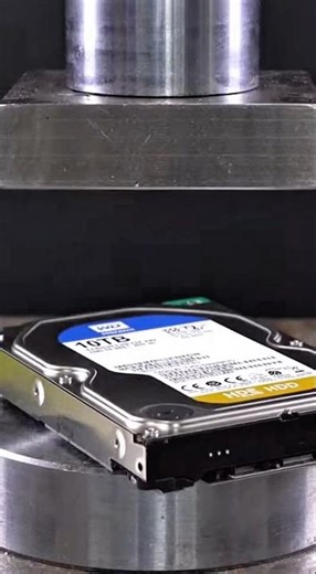 Crushing a $200 Hard Drive (Satisfying)