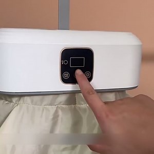 Portable Clothes Dryer, Convenient Compact Mini Laundry Dryers with Remote Control/Dryer Bag/1-8 Hours Timing/2-Speed Adjustment,Foldable Small Electric Dryer Machine, for Travel, Apartment, RV, Dorm