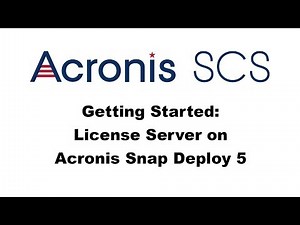 Acronis Snap Deploy 5: Getting Started with the License Server