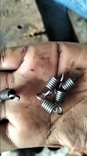 How to Make Small Extension Springs | DIY Spring Making #art #shortvideo
