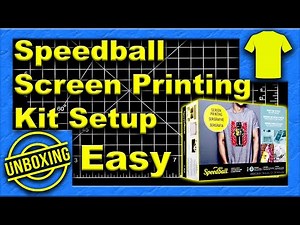 Best $90 Speedball All in one Screen Printing Guide How to Use Speedball Screen Print Advance kit
