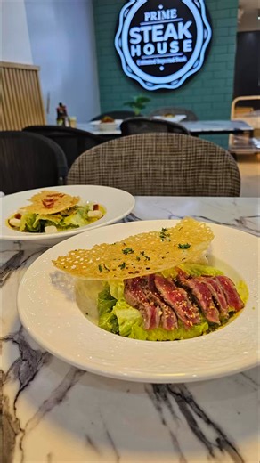 Sorry we can’t hear you — we’re kinda busy 😋😋😋 Join us at the nearest Prime Steakhouse for some yummy steak! #steaktiktok #unlisteak #steakph #qc #foodtokph | Prime Steakhouse