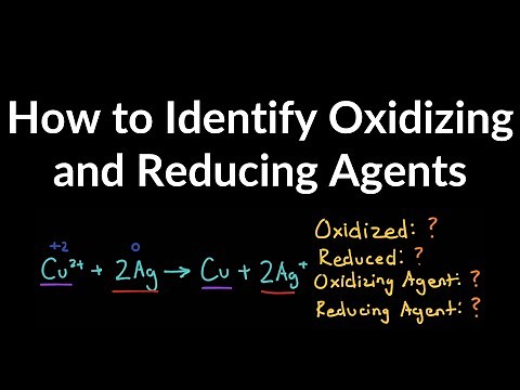 How to Identify Oxidation Agent, Reducing Agent, Oxidized, and Reduced with Examples and Problems