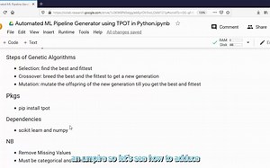 Generating Machine Learning Pipelines with TPOT in Python