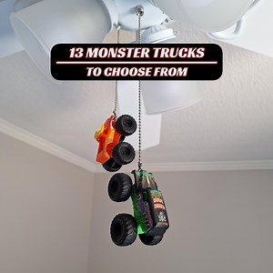 Monster Truck Ceiling Fan Pull: Official Monster Jam Spin Master Trucks - Etsy
