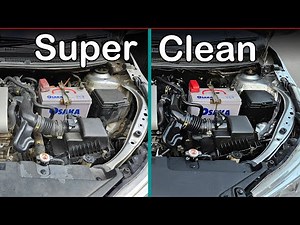 Toyota Yaris Engine Wash & Service. Dirty Engine Restoration & Detailing Tips To Increase Car Value