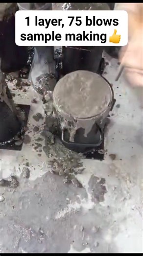 10K views · 102 reactions | 1 layer with 75 blows sample making-just try! it don't hurt藍藍 #concrete #technicalanalysis | Concrete fools | Facebook