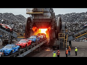 Inside the Car Recycling Factory Process – Where Wrecked Cars Are Taken