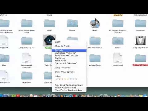 Mac Tutorial - How To Change Your Folder Icons