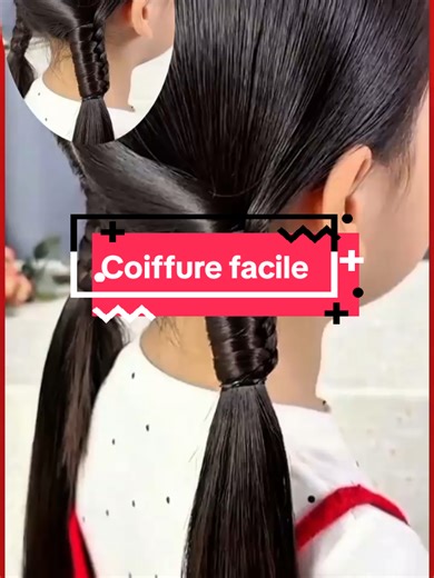 Coiffure facile & cute hairstyle 🎀 coiffure fille, easy hairstyle, coiffure enfant, back to school hair, hairstyle tutorial Une coiffure simple et rapide pour les petites princesses 👧✨ Perfect for school & everyday look 💕 #beauty #Tresse #coiffure #hairstyle #kidsstyle @💖hairstyles and makeup 💖 @💖hairstyles and makeup 💖 @💖hairstyles and makeup 💖