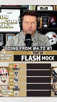 FLASH MOCK! Revealing the Top Picks in the 2026 NFL Draft | The McShay Show