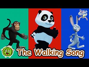 Walking Walking Hop Hop Hop WW || The Walking Song || EduFam || Kids Songs and Nursery Rhymes ~
