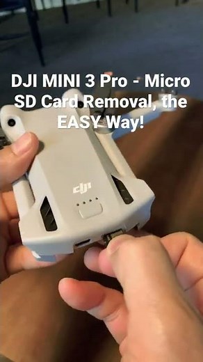DJI Mini 3 Pro: Micro SD Card-How to remove, the EASY Way!!