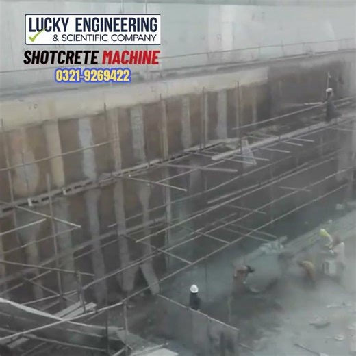 Shotcrete Pump by Lucky Engineering Karachi Pakistan