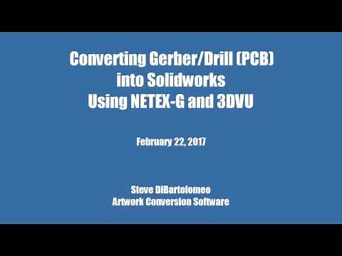gerber drill to SolidWorks