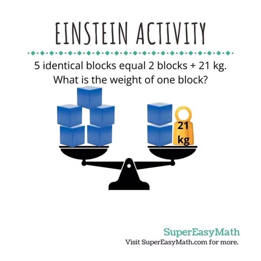 What is the weight? #stem #einsteinactivity #supereasymath #tiffany #scale | Super Easy Math